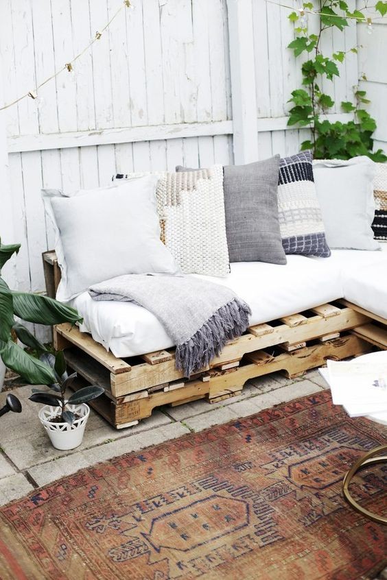 canape palettes - Agencement de jardin aux meilleurs prix