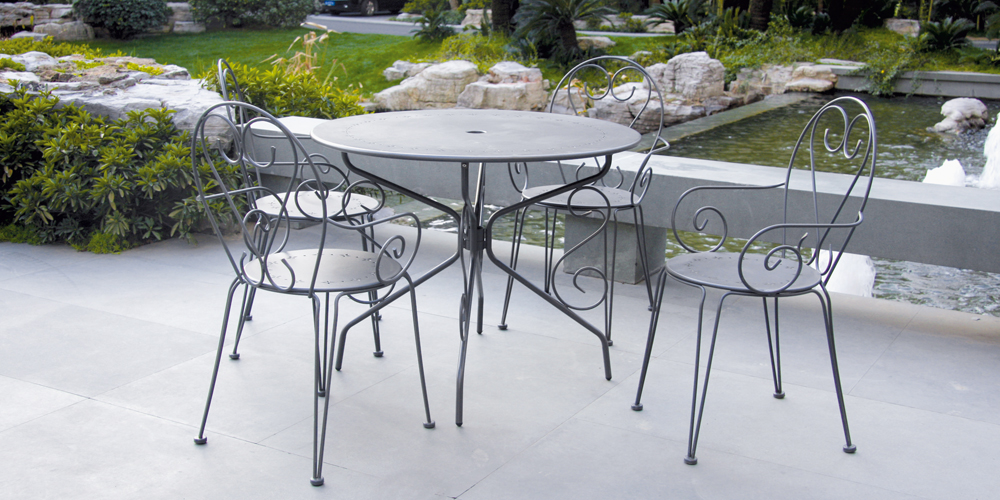 Table De Jardin Metal Ronde Agencement De Jardin Aux Meilleurs Prix