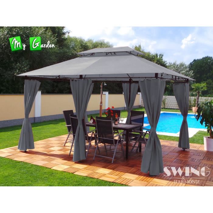 tonnelle 4x3 - Agencement de jardin aux meilleurs prix